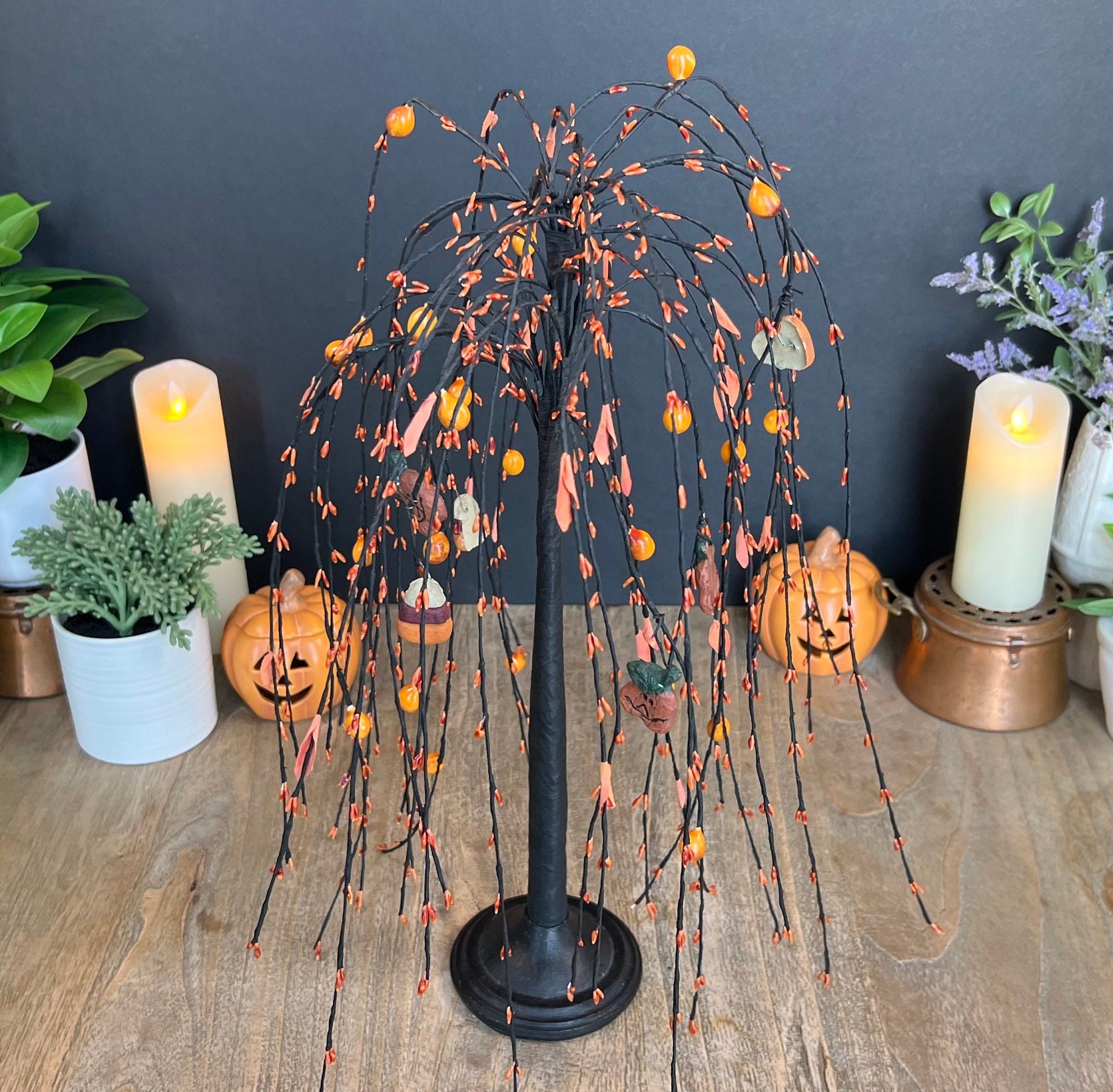 Halloween Weeping Willow Tree - Etsy