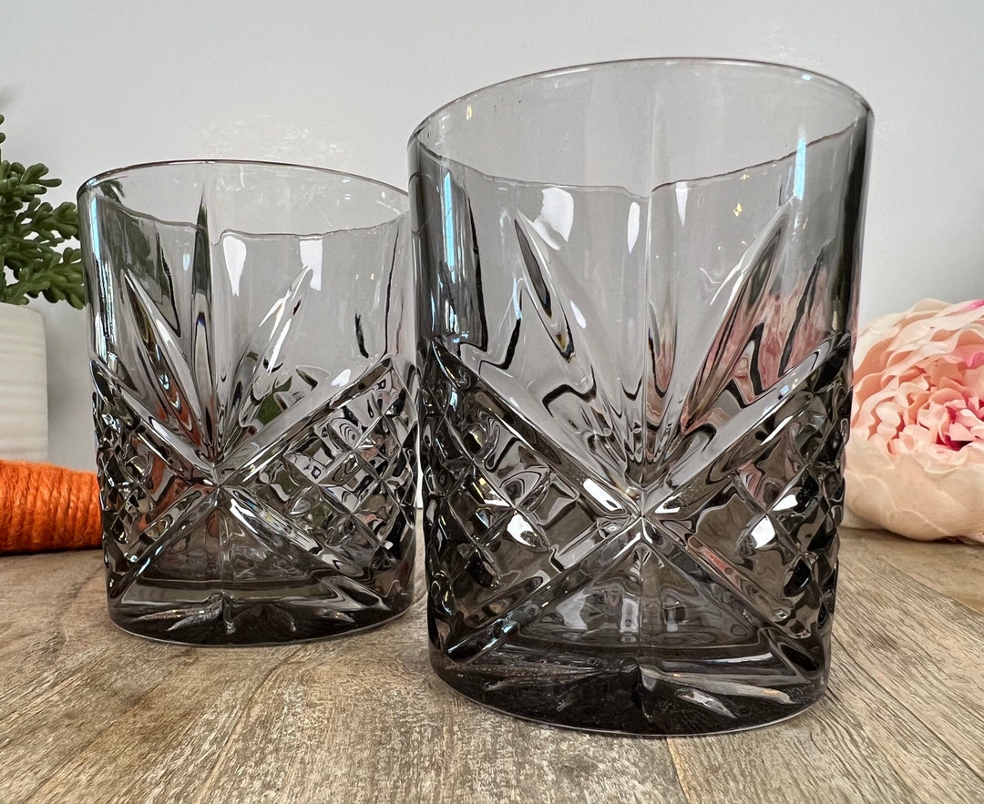 Godinger Crystal Glasses Pair - Etsy