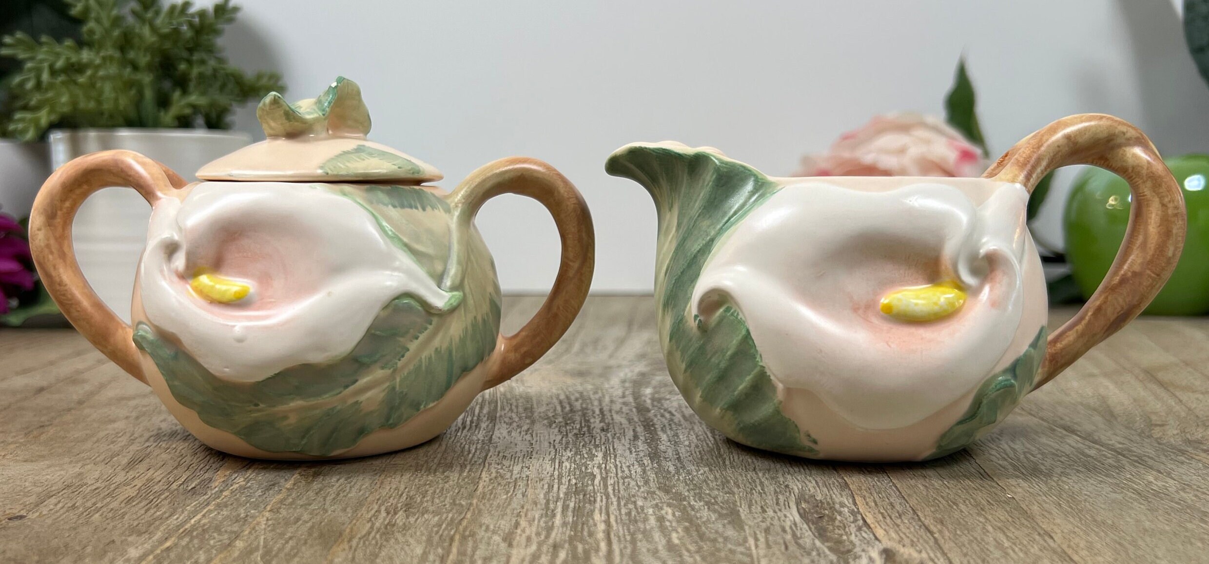 Fitz & Floyd Calla Lily Cream and Sugar Set - Etsy
