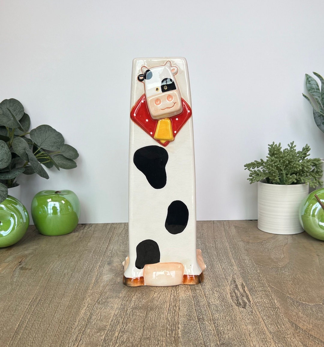 Farmhouse Rustic Cow Vase/planter - Etsy