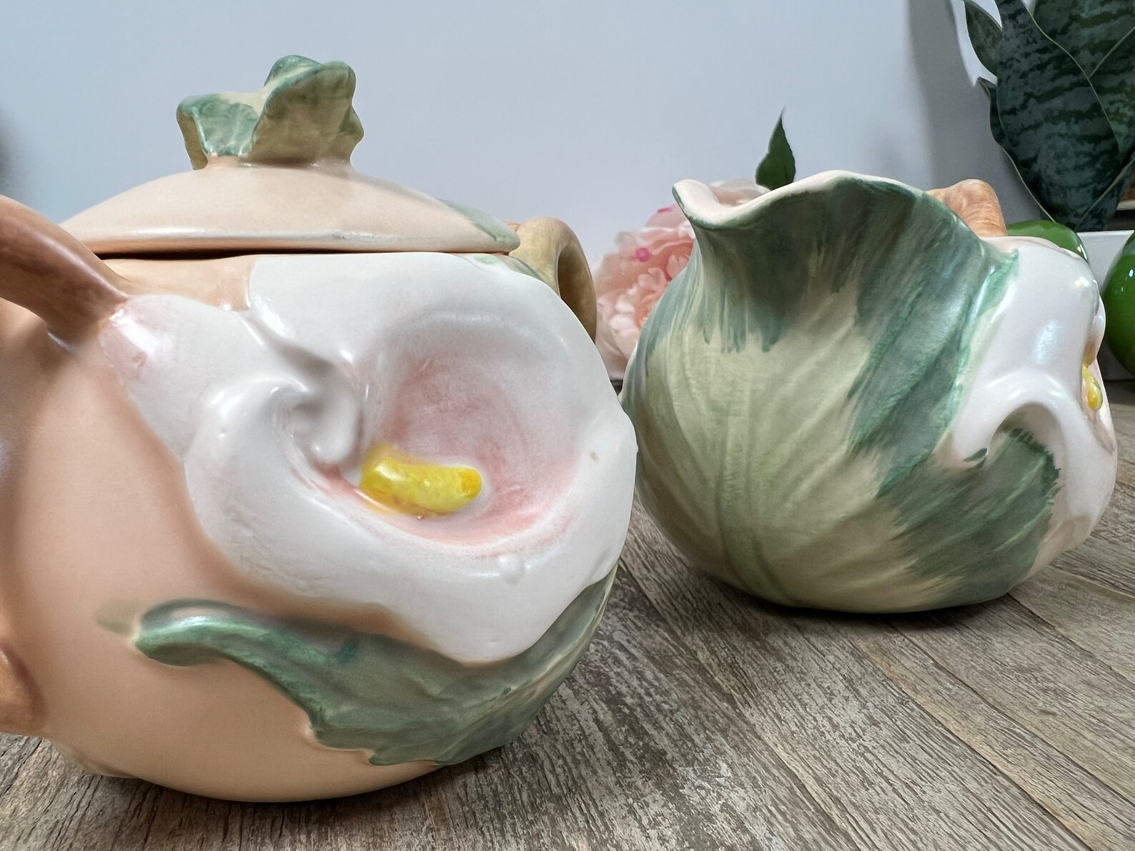 Fitz & Floyd Calla Lily Cream and Sugar Set - Etsy