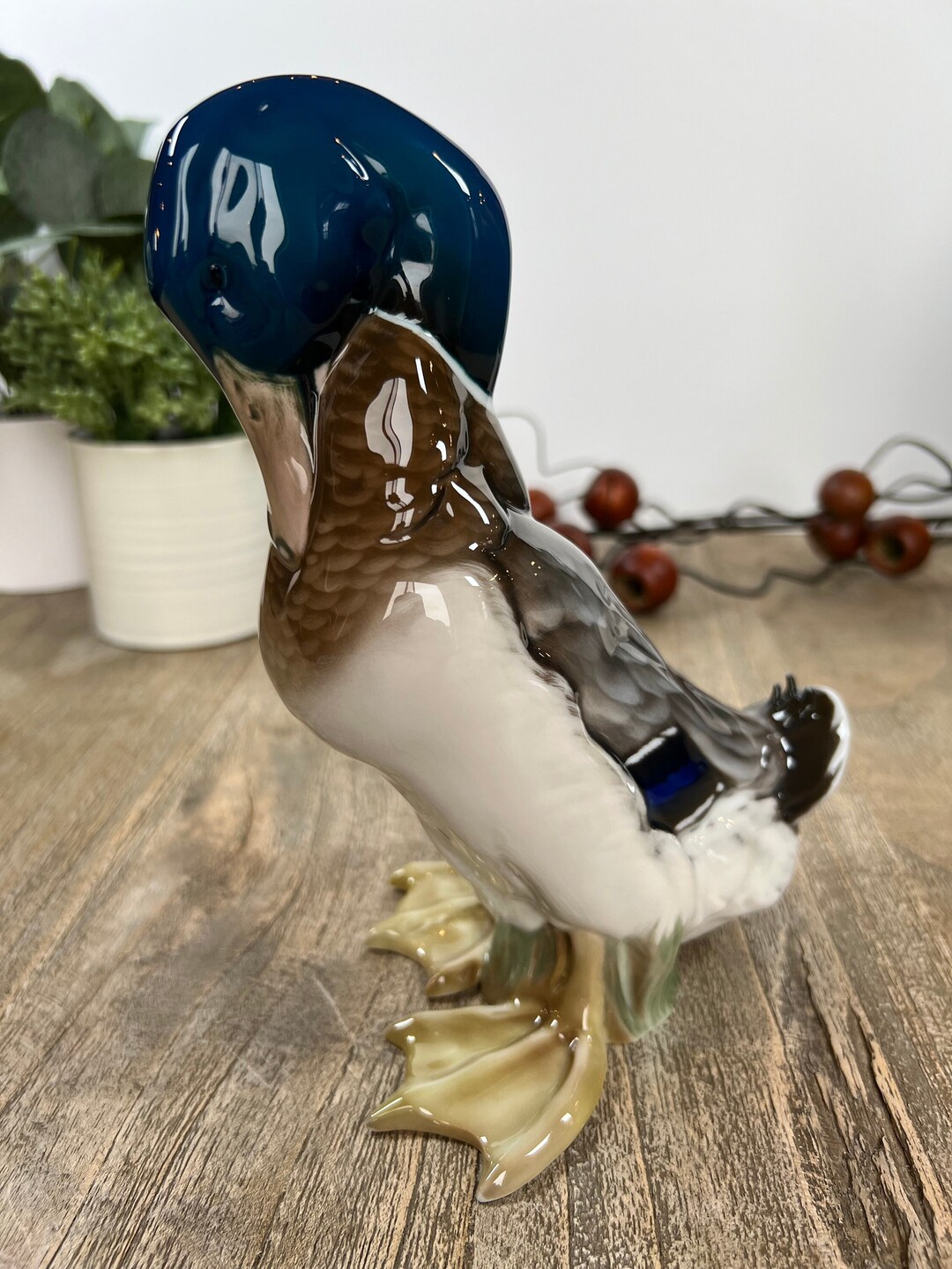 Rosenthal Porcelain Mallard Duck by Willy Zugel - Etsy
