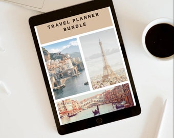 Digital Travel Journal Travel Planner Vacation Planner Travel Notebook ...