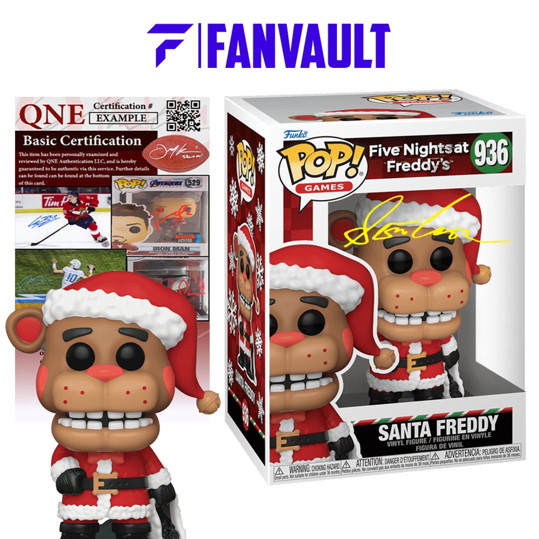 Scott Cawthon Autographed Santa Freddy Five Nights at - Etsy Hong Kong
