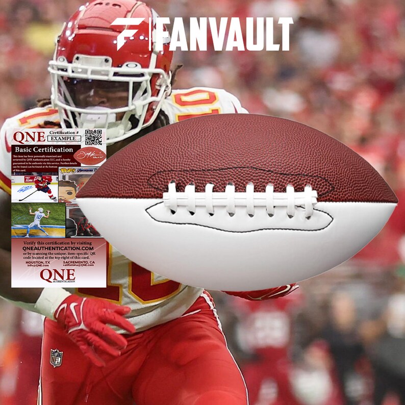 Isiah Pacheco Autographed Kansas City Chiefs Football Certified ...
