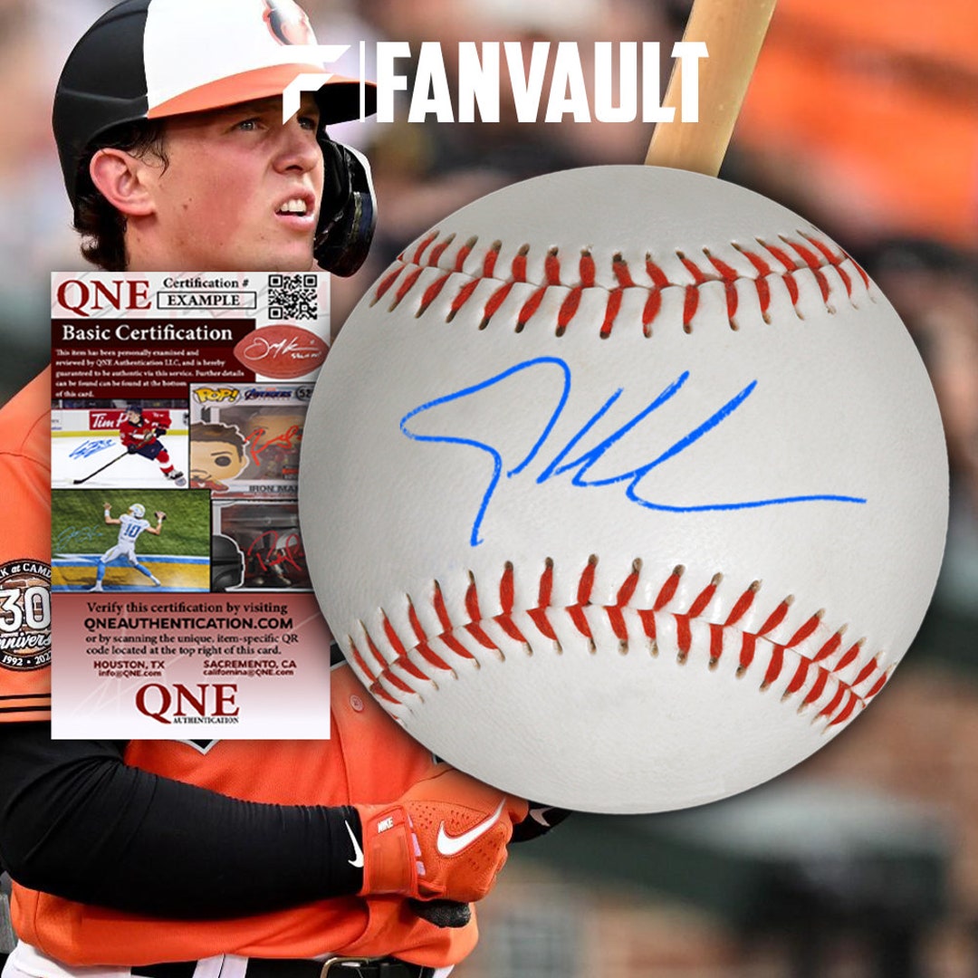 Adley Rutschman Autographed Baltimore Orioles Baseball Certified ...