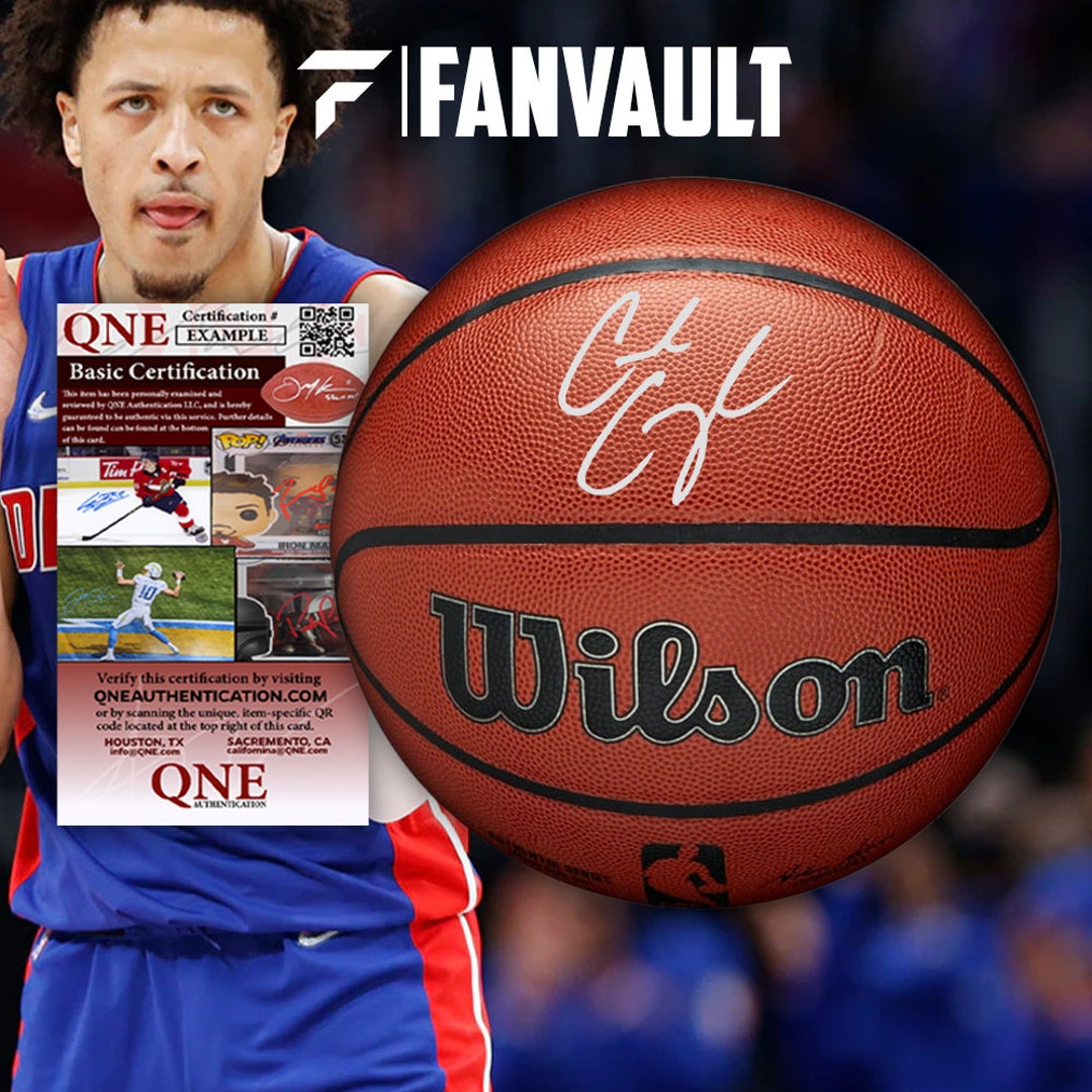 Cade Cunningham Autographed Detroit Pistons NBA Basketball Certified ...