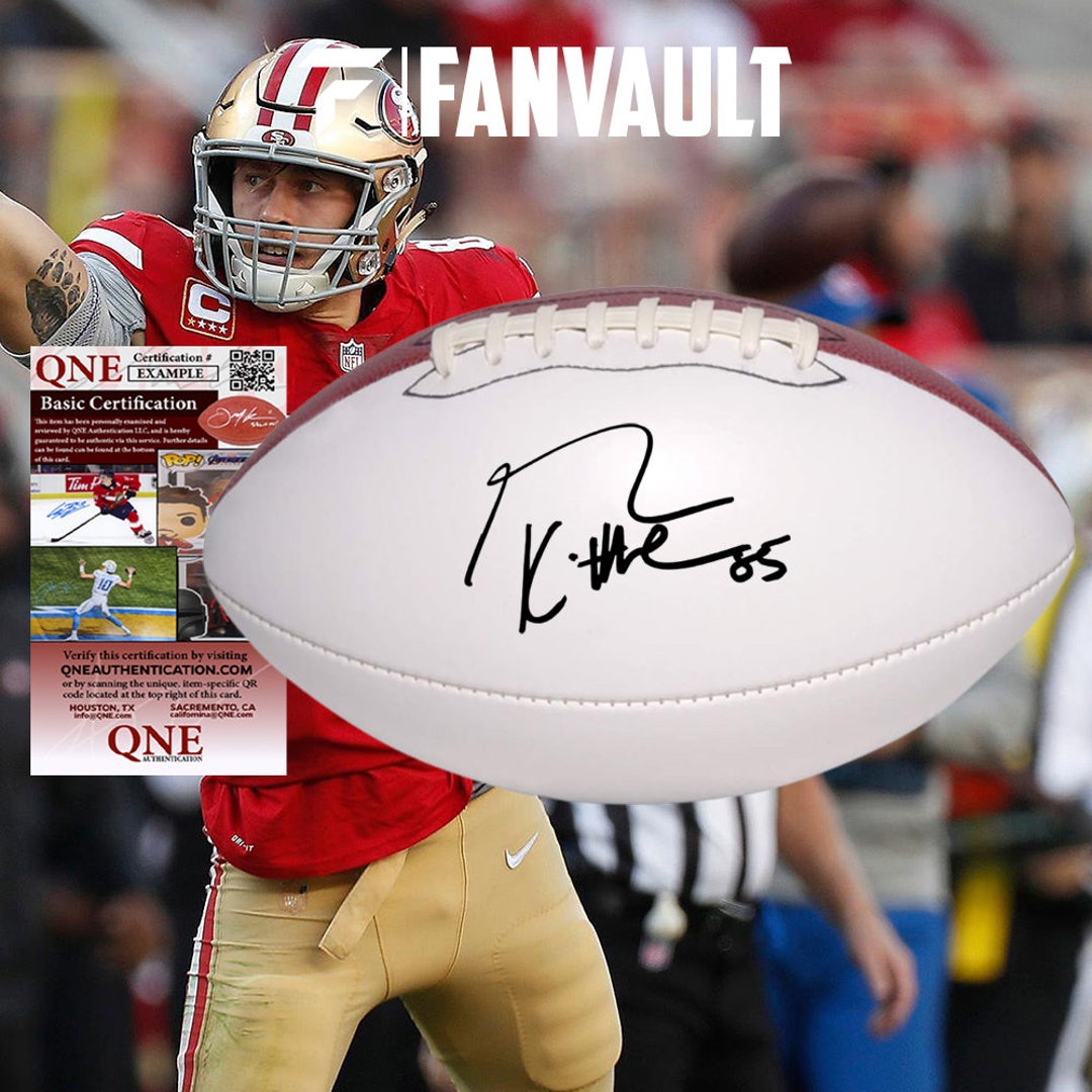 George Kittle Autographed San Francisco 49ers Football Certified ...