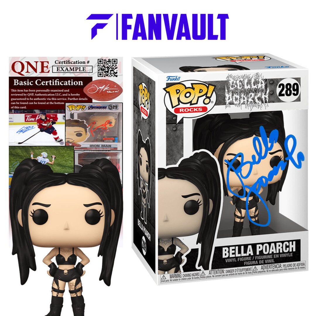 Bella Poarch Autographed Funko Pop Certified Signatures With - Etsy