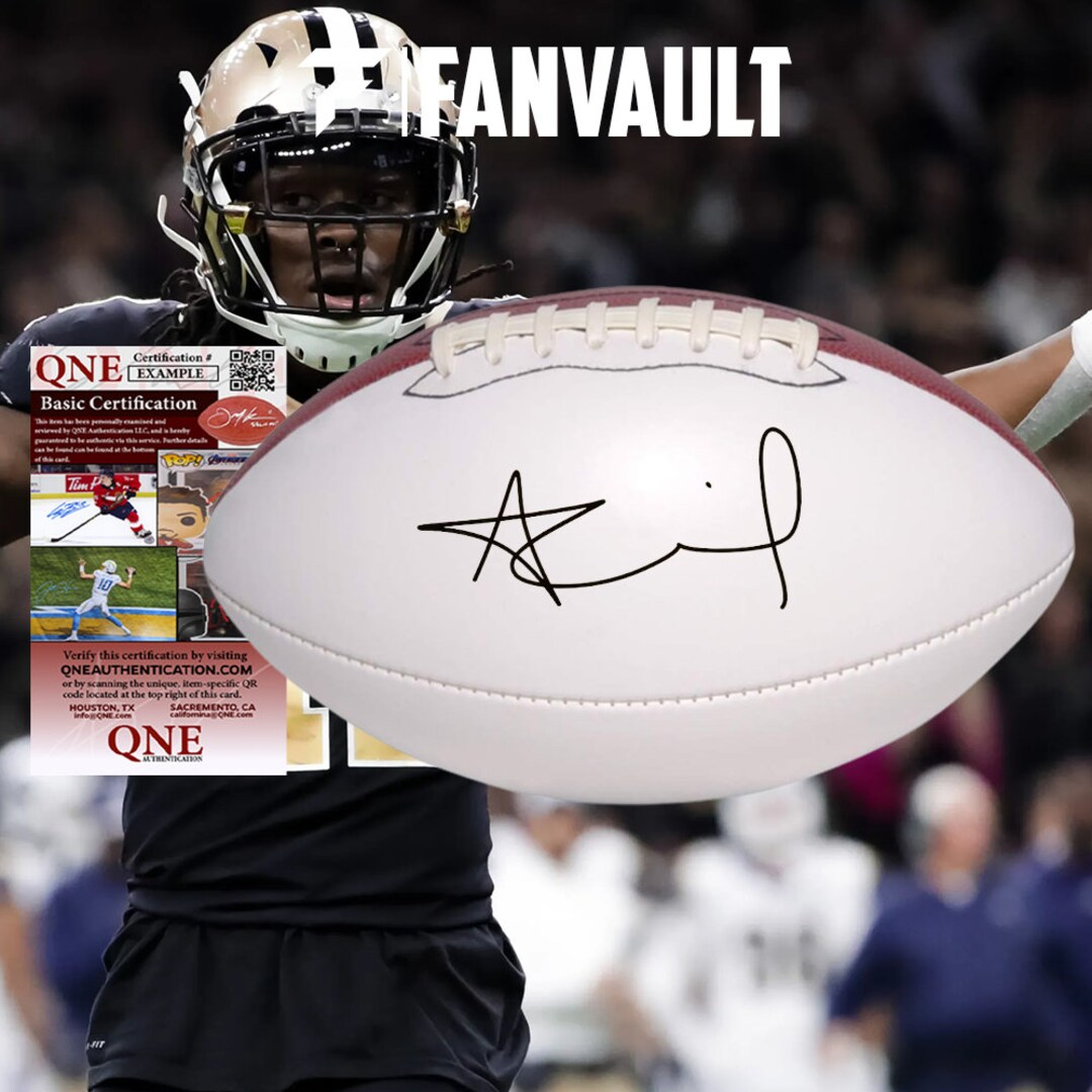 Alvin Kamara Autographed New Orleans Saints Football Certified ...
