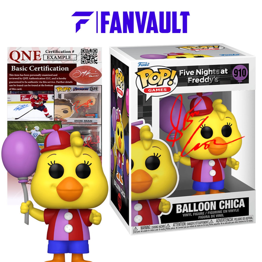Scott Cawthon Autographed Balloon Chica Five Nights at - Etsy