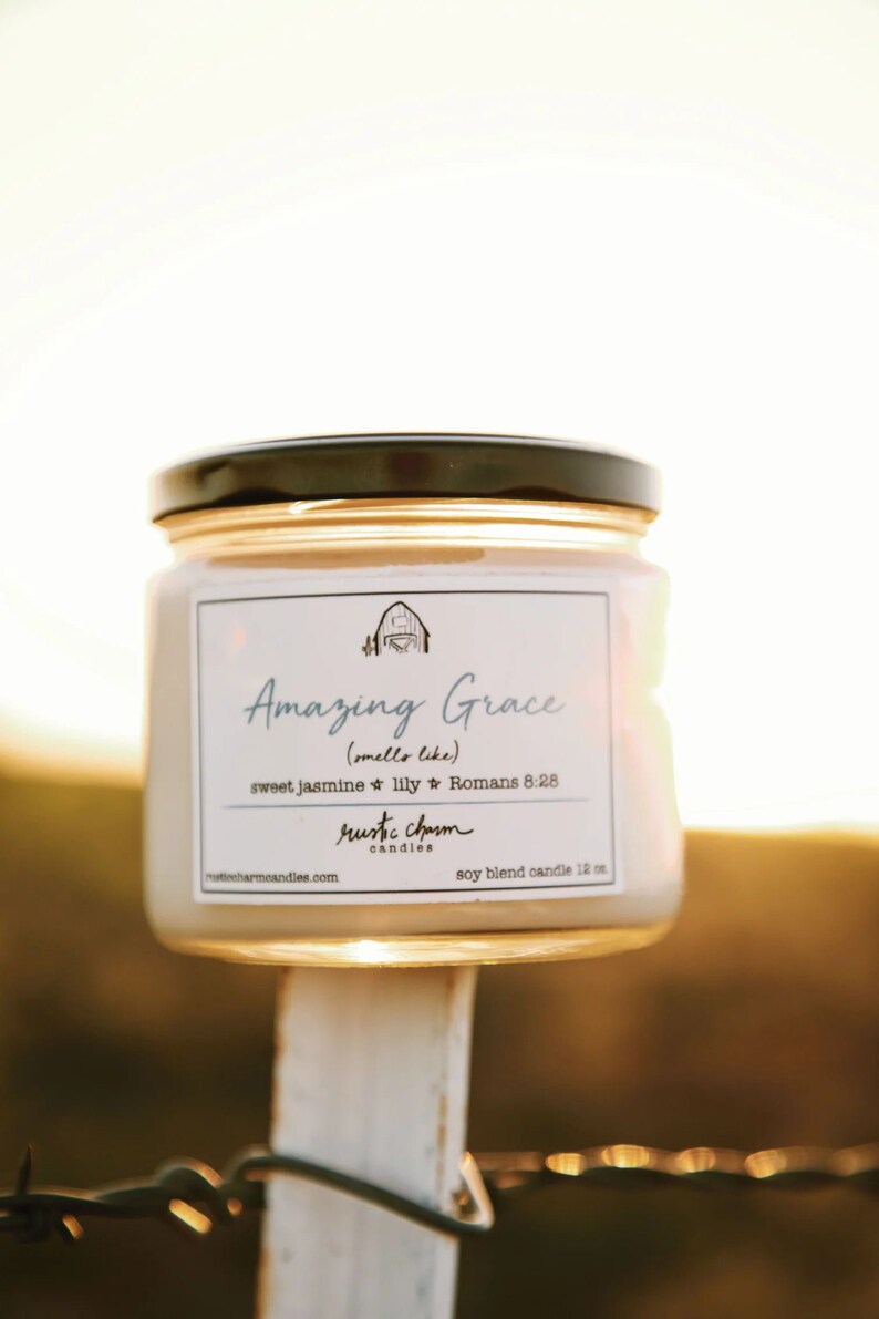Amazing Grace Candle - Etsy