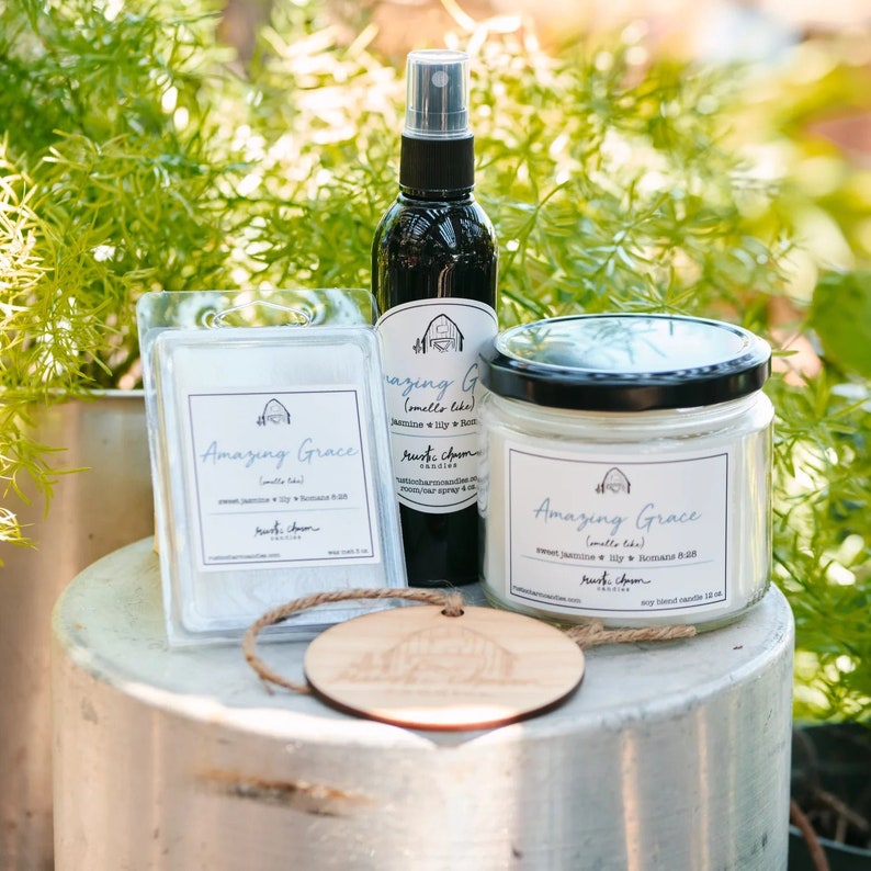 Amazing Grace Candle - Etsy