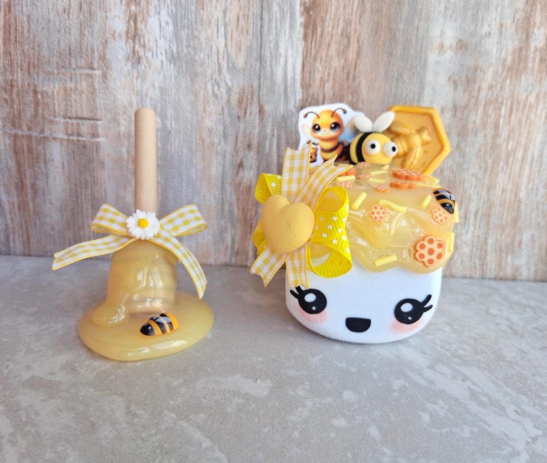 Faux Honey Marshmallow Buddy, Tiered Tray Decor, Fake Bakes, Faux Food ...