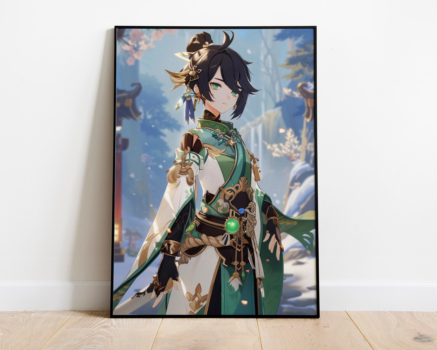 Genshin Impact Prints, Set of 4 Fantasy Posters Printable, Anime Wall ...