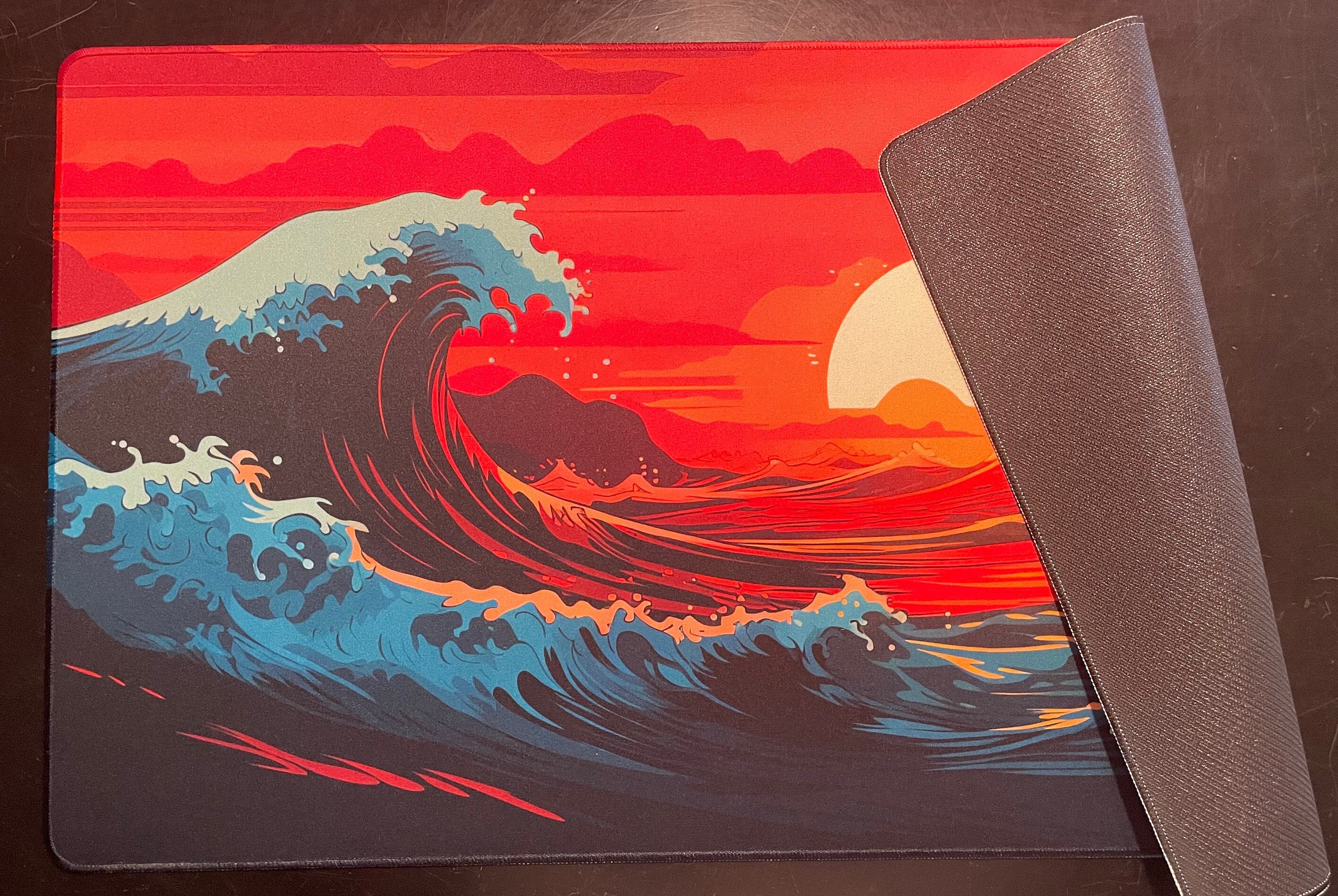 Great Wave Sunset Playmat - Etsy