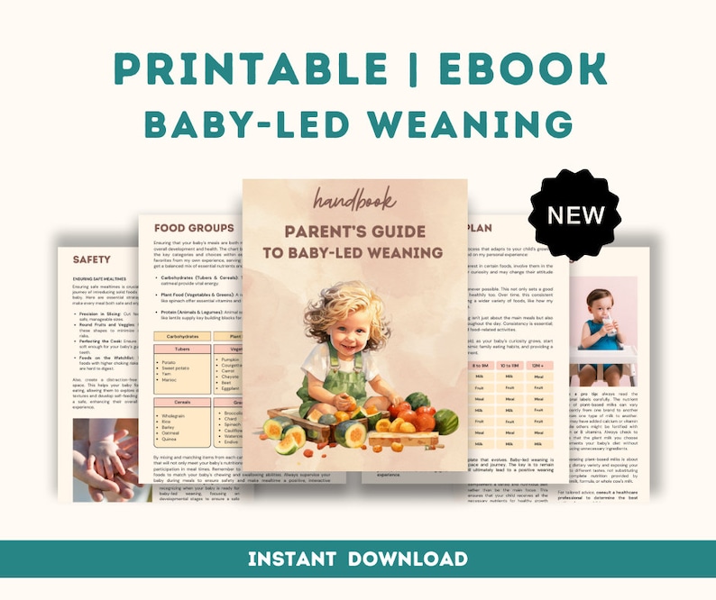 BLW: Baby-led Weaning, Parent’s Guide Book - Etsy