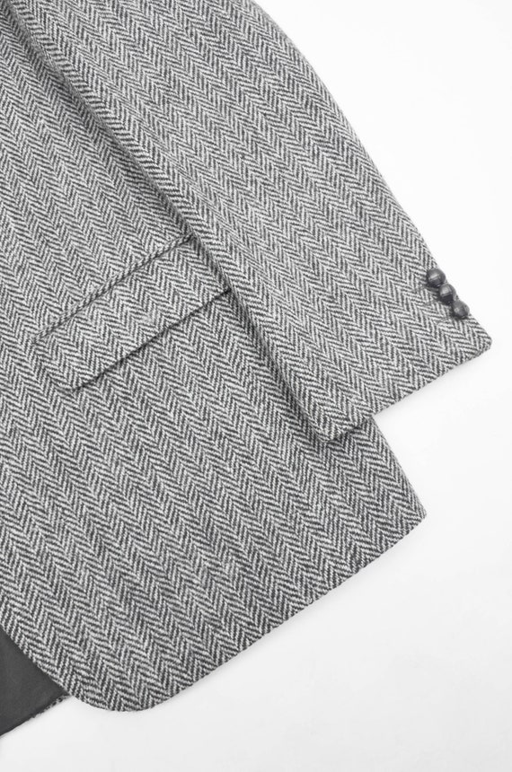 HARRIS TWEED Vintage Tweed Blazer Blazer Sport Coat J… - Gem