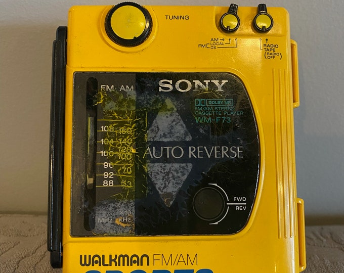 Sony Walkman WM-F73 (1986) - Etsy
