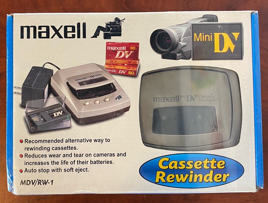 Vintage Late 90s/early 00s New in Box Maxell MD/RW-1 Mini DV Cassette ...
