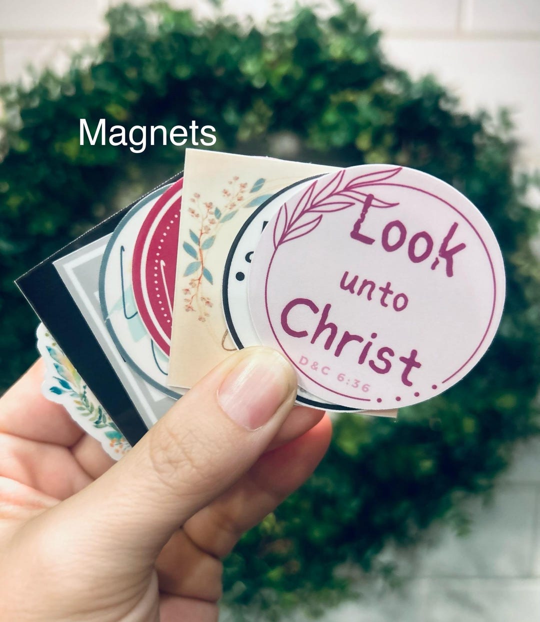 Look Unto Christ Magnets: 2025 LDS Youth Theme, Custom Religious Gift ...