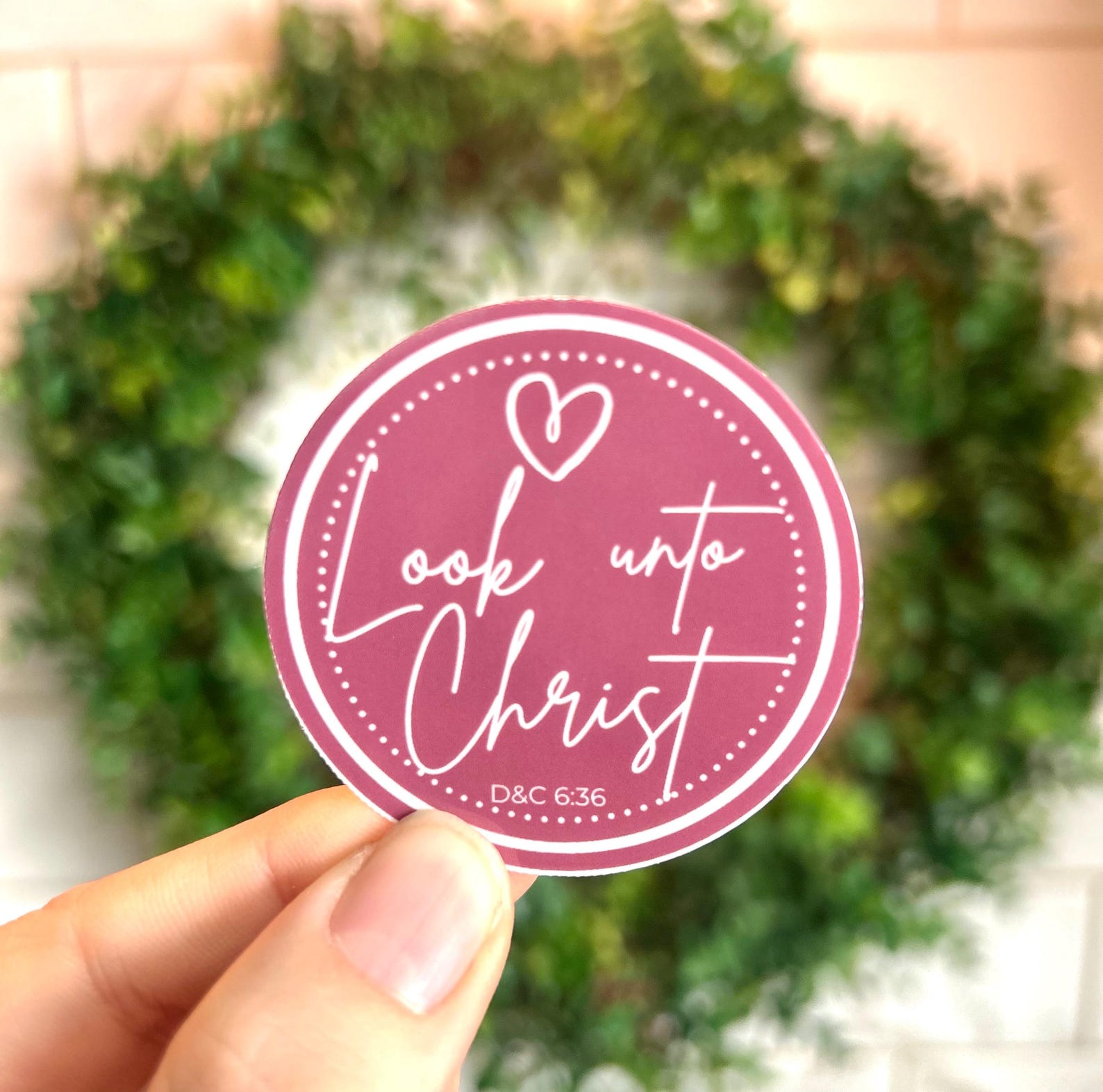 2025 LDS Youth Theme Magnets: Look Unto Christ, Custom Religious Gifts ...