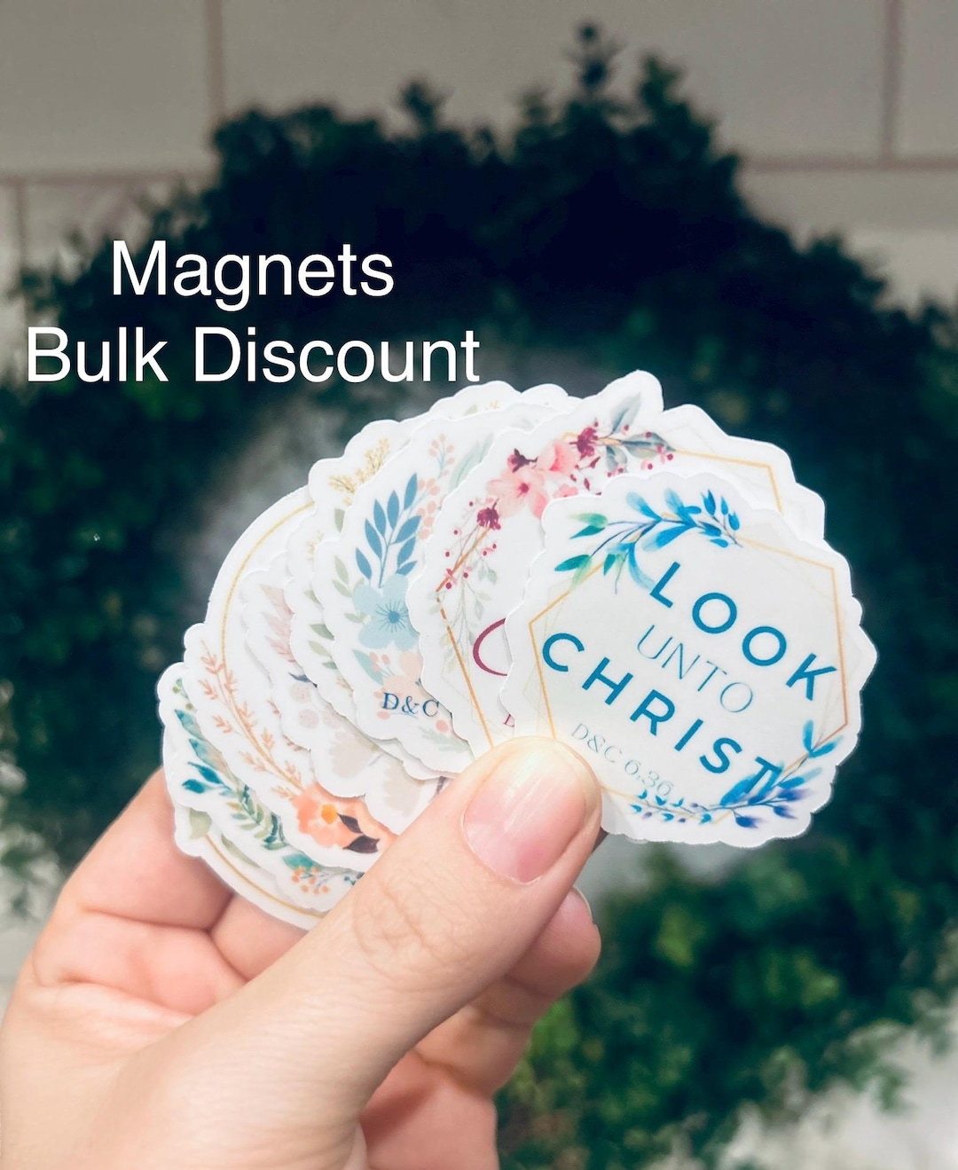 Look Unto Christ 2025 LDS Youth Theme MAGNETS Missionary Bulk Custom ...