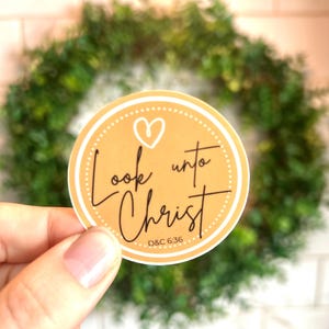 2025 LDS Youth Theme Magnets: Look Unto Christ, Custom Religious Gifts ...