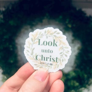 Look Unto Christ 2025 LDS Youth Theme MAGNETS Missionary Bulk Custom ...