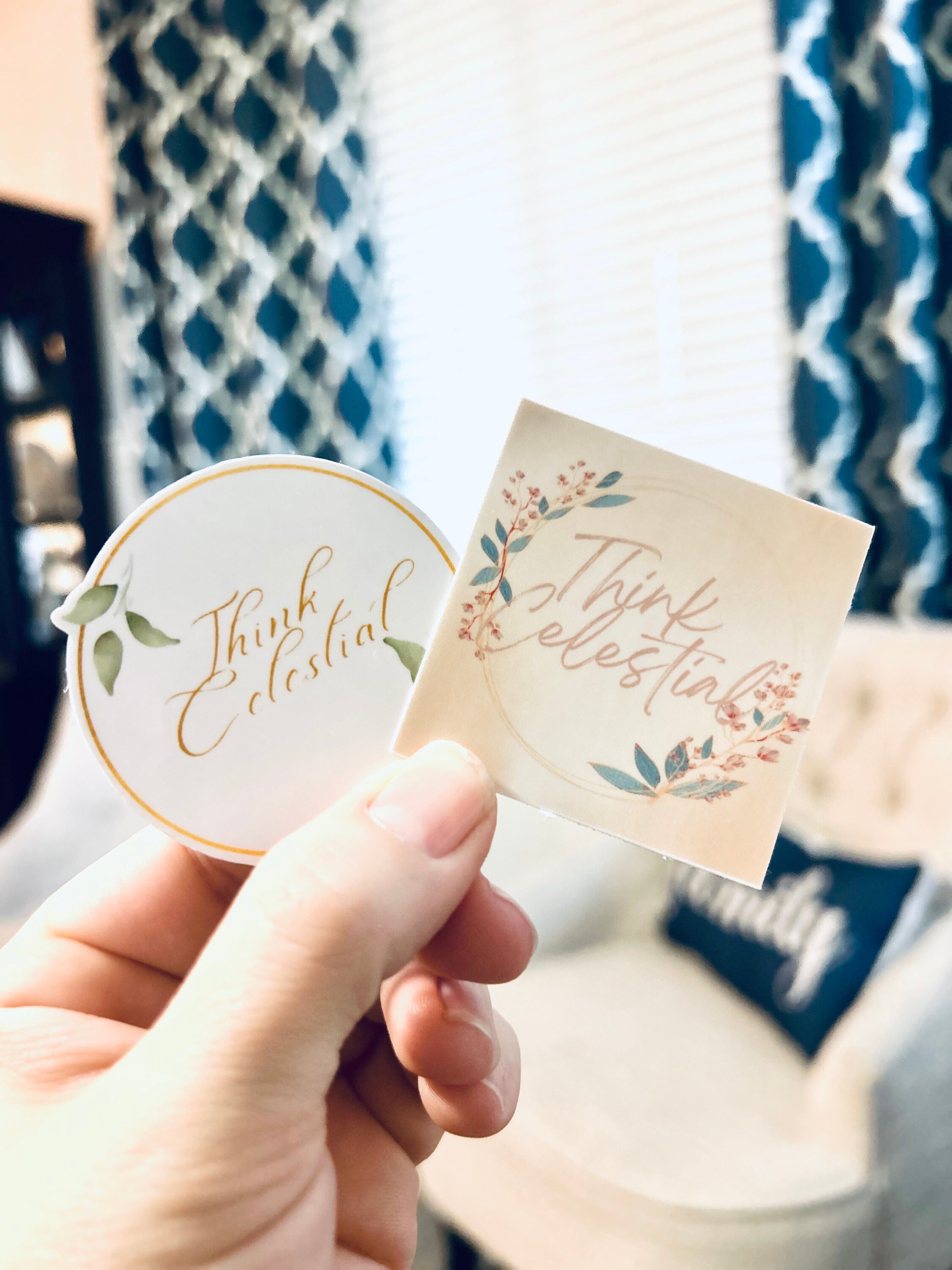 Think Celestial Magnet: Handmade LDS Gift, Religious Fridge Decor - Etsy