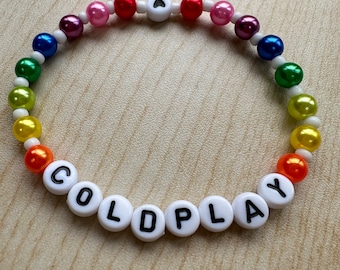 Coldplay Music of the Spheres UK Dates Beaded Friendship Bracelets ...