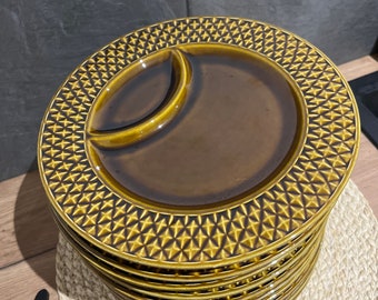 6 Art Deco Style Soho Solian Side Plates With Fruit Design/6 Art Deco ...