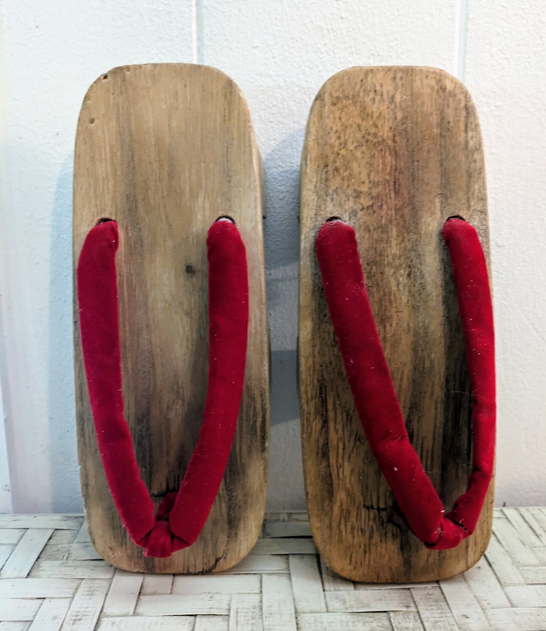Vintage Traditional Japanese Geta Carved Wooden Sandals - Etsy