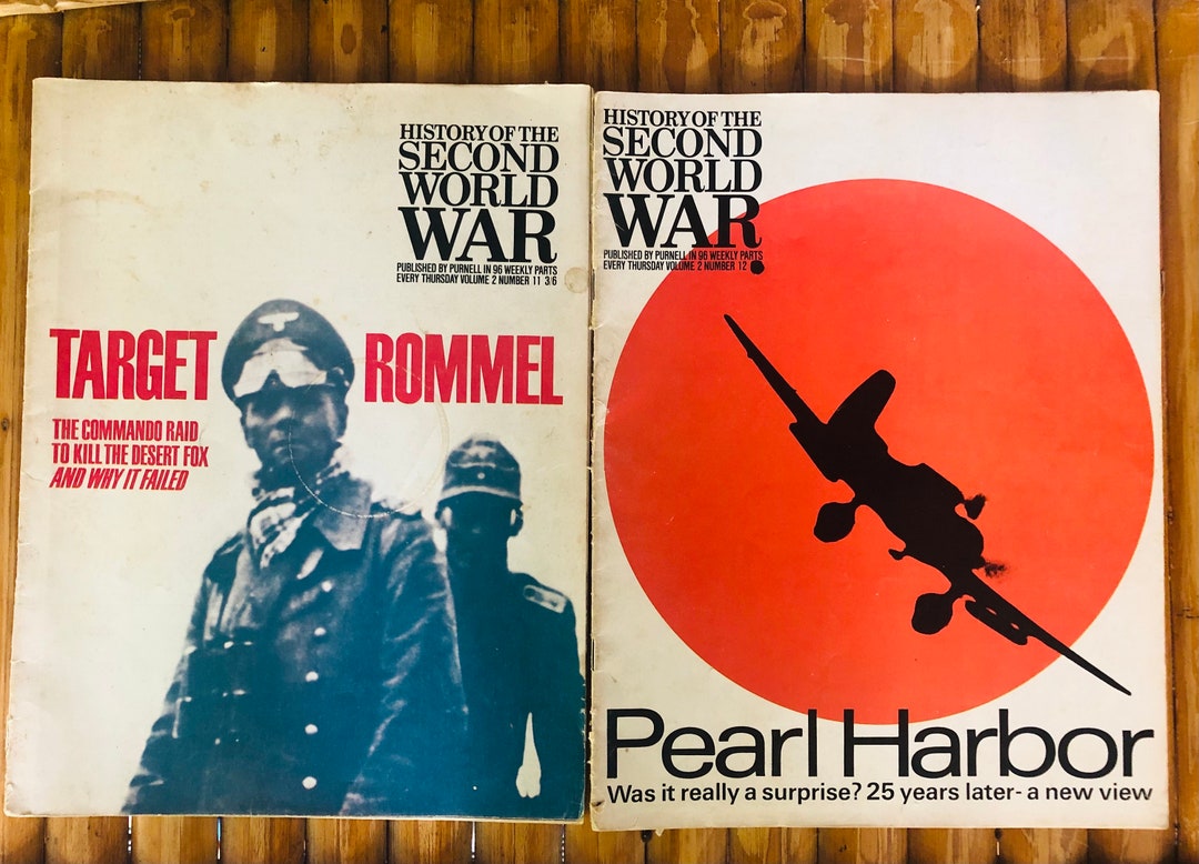 Vintage WWII Magazines 1960s | Pearl Harbour and Rommel | Retro World ...
