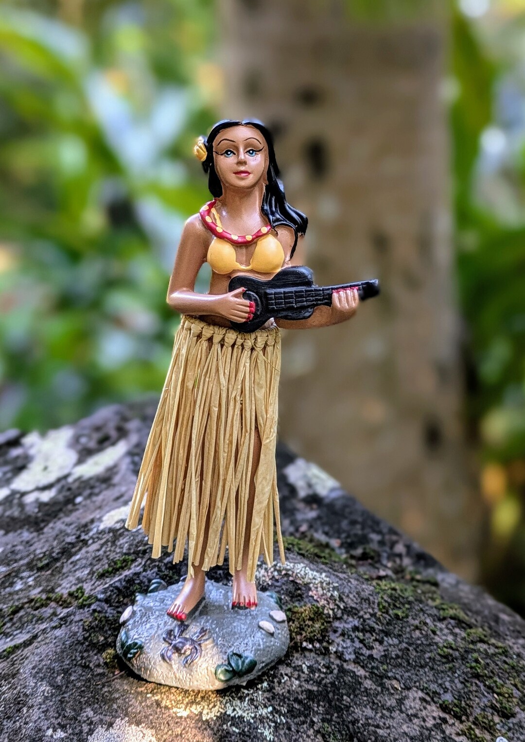 Hula Girl Luau Decoration Hawaiian Hula Dashboard Doll - Etsy