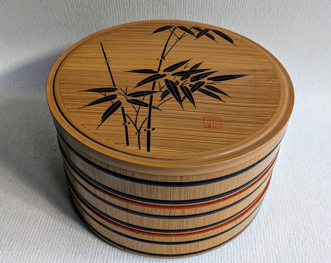 Vintage Tiered Japanese Laquer Stacked Bento Box - Etsy