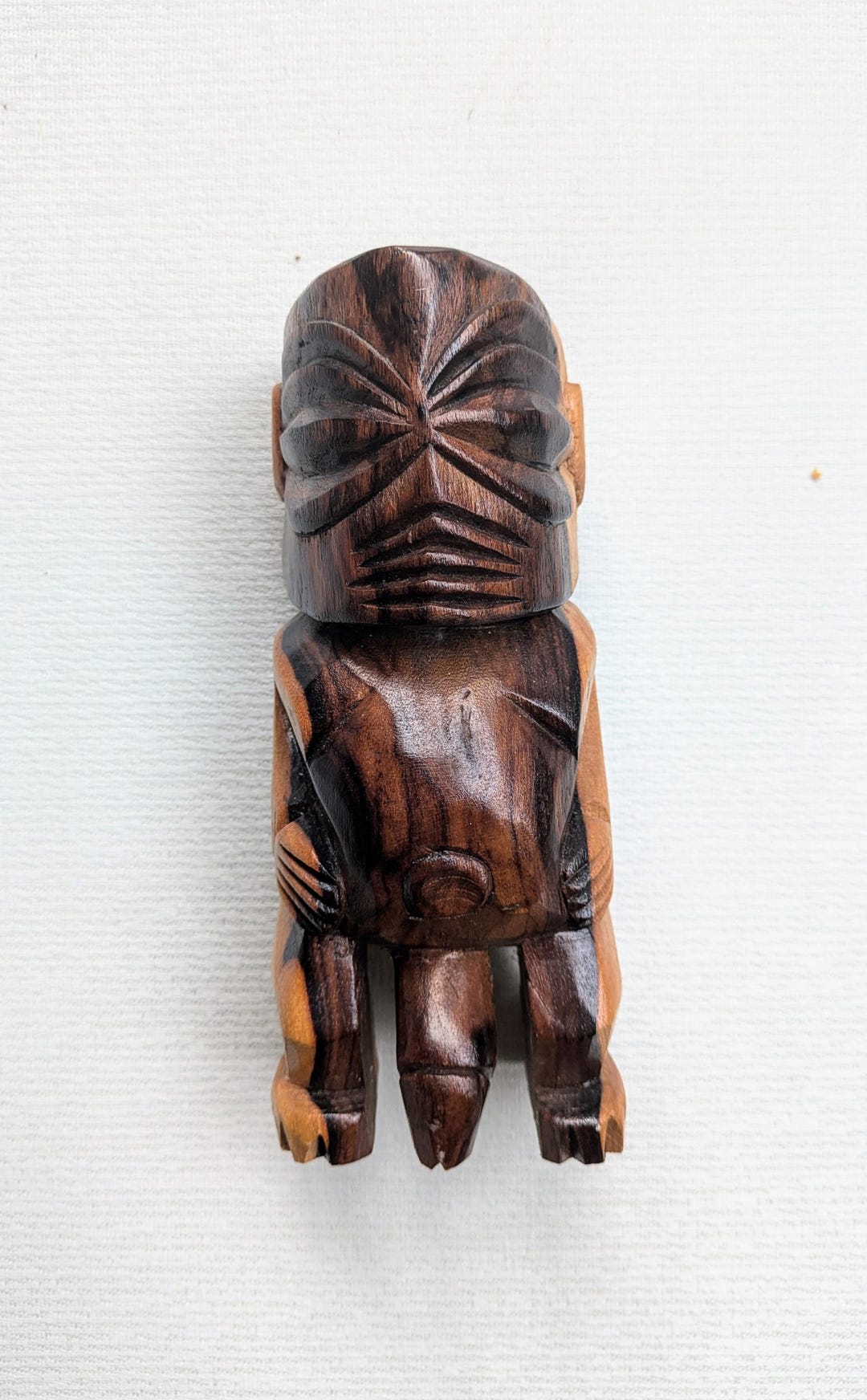 Vintage Naughty Tiki Statue Retro Polynesian Wood Carving - Etsy