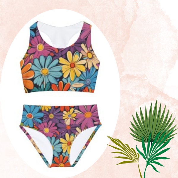 Two Piece Bathing Suits for Little Girls - Etsy