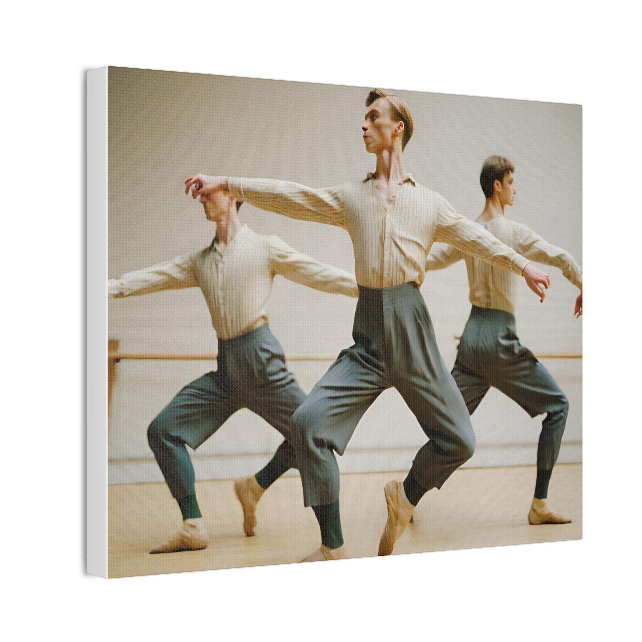 Male Ballet Dancers Van Gogh Style Canvas Wall Art 12x10 House Warming Wedding Bridal Shower ...