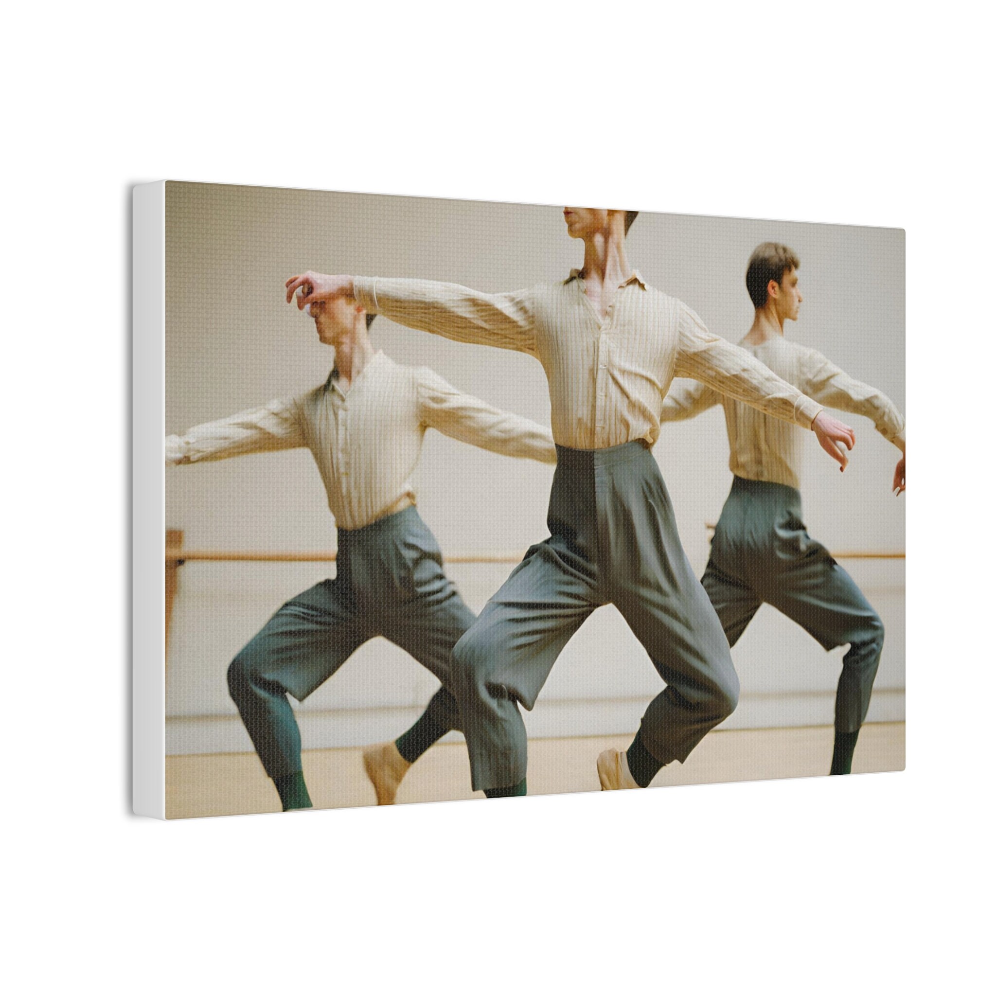 Male Ballet Dancers Van Gogh Style Canvas Wall Art 12x10 House Warming ...