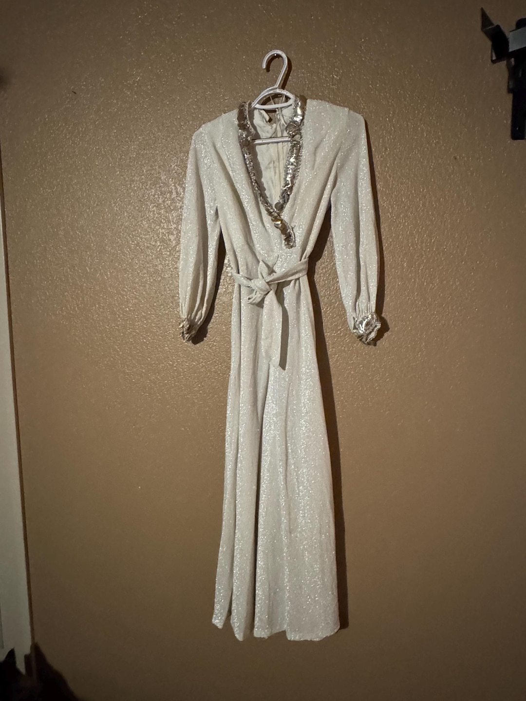 Vintage Gold Sparkly Sequin Jumpsuit Looks Straight From Studio 54 Abba ...