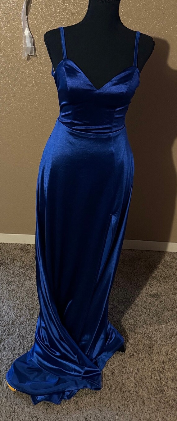 Royal blue pageant prom homecoming glam size 2 dress … - Gem