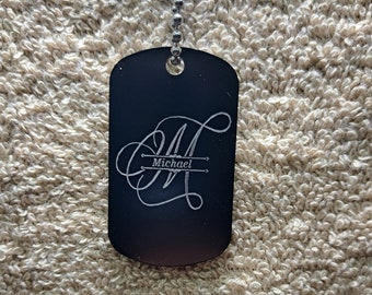 Custom Personalized Red Military-style Dog Tags - Etsy