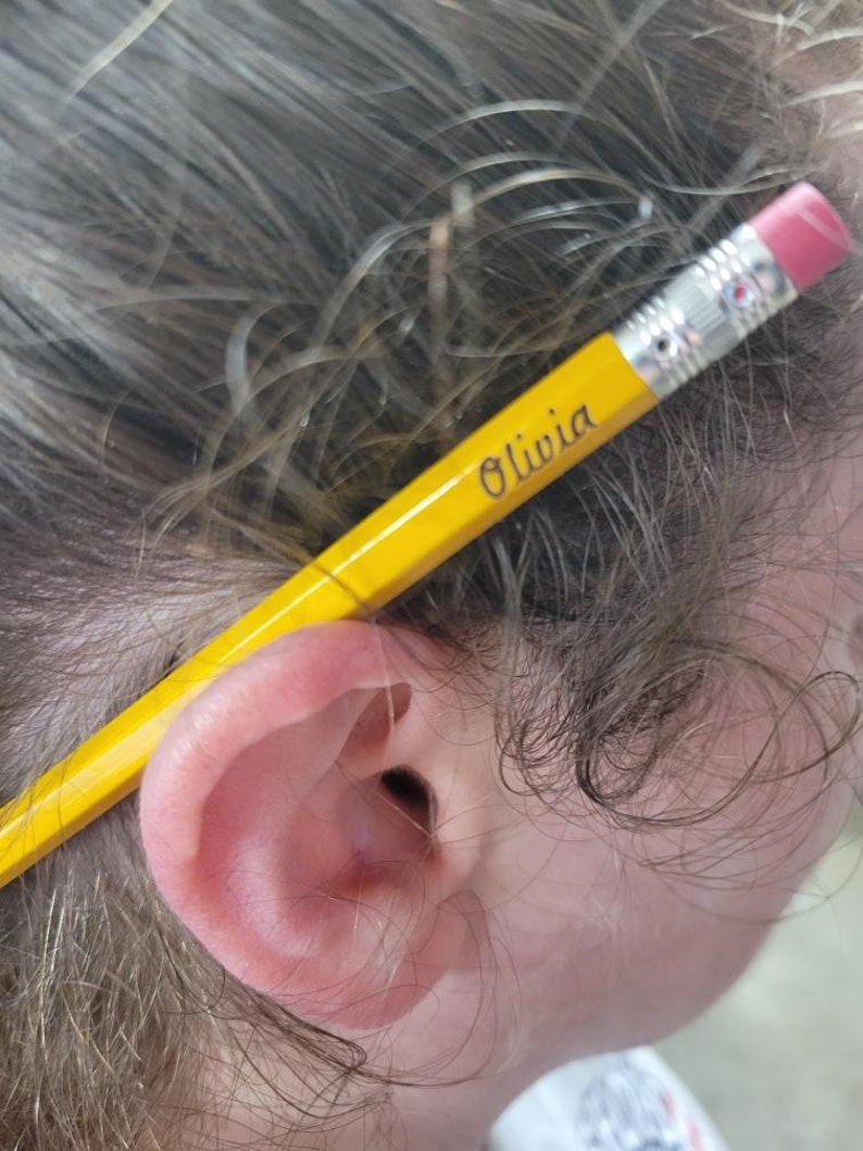 Personalized Pencils | Custom Engraved Name Pencils | Teacher Gift - Etsy