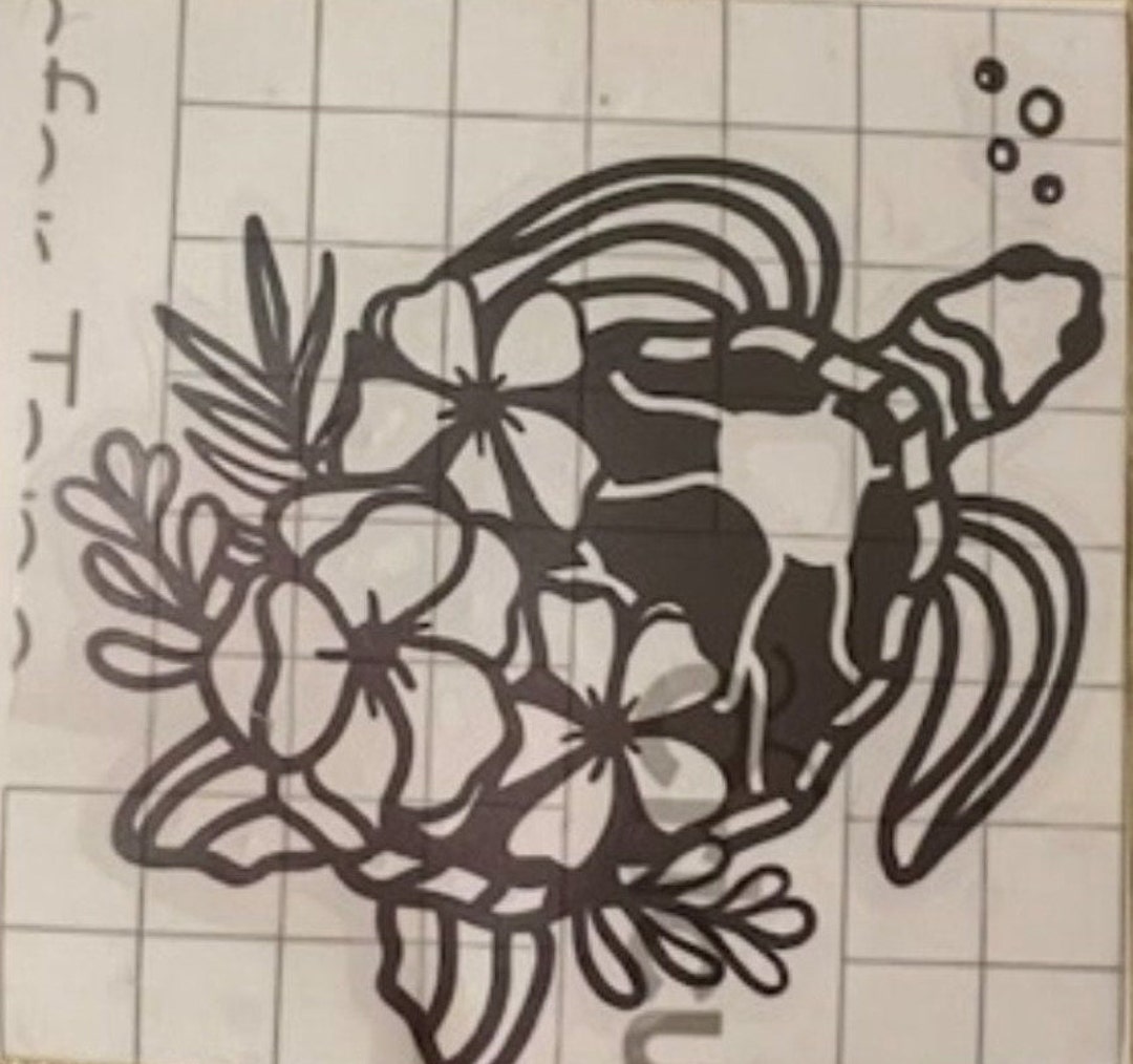 Hawaiian Sea Turtle Decal - Etsy
