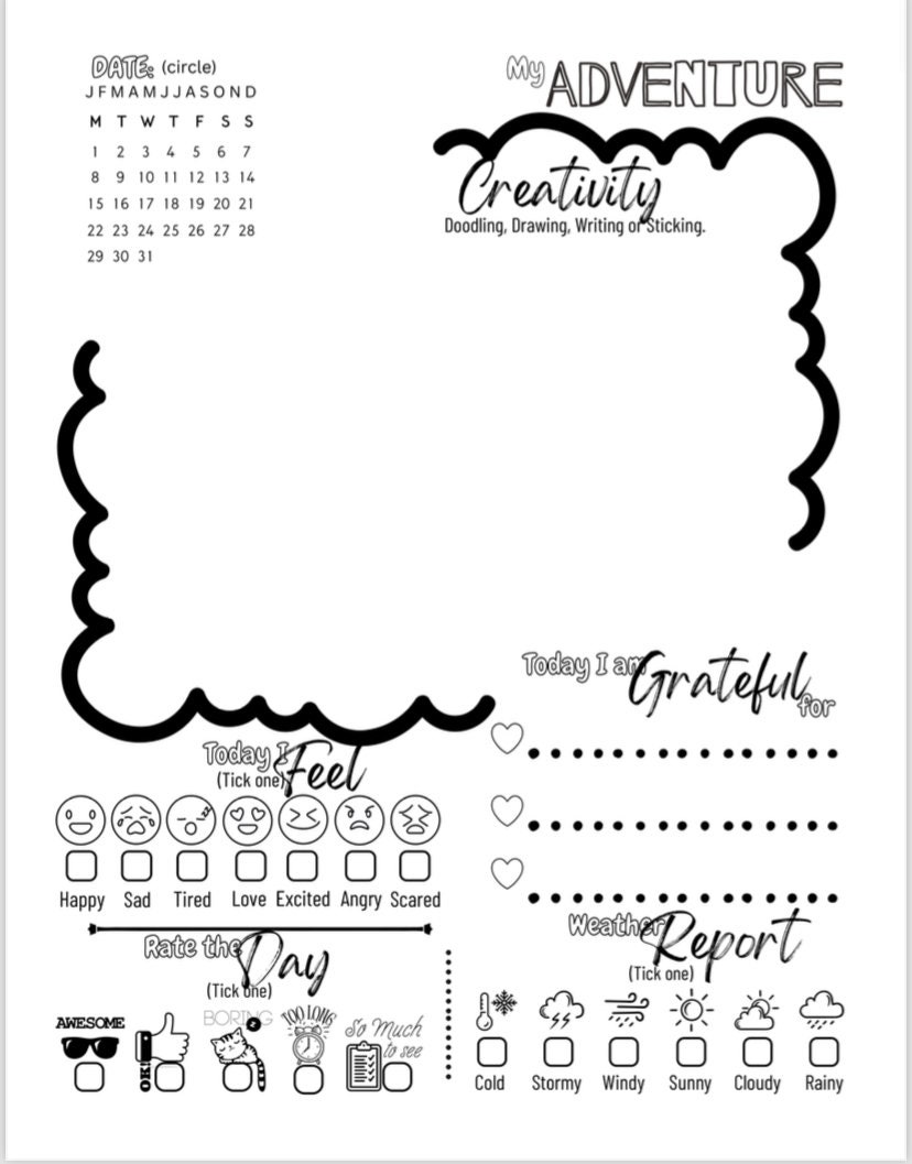 My Adventure Journal fillable, iPad Journal, Digital Journal ...