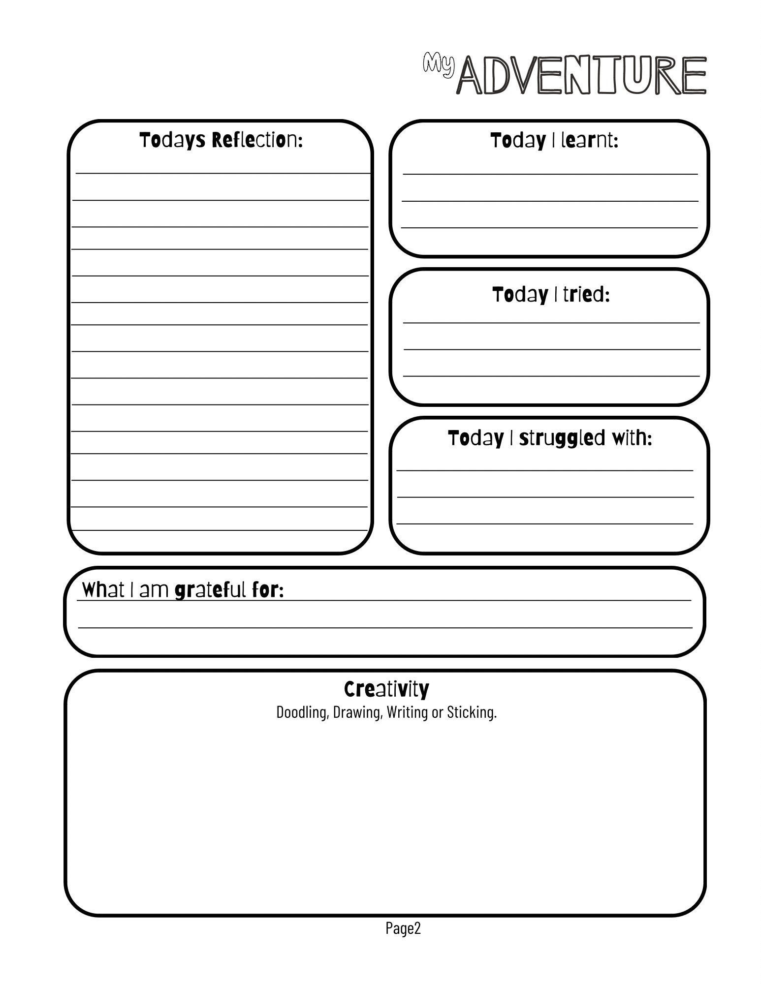 My Adventure Journal fillable, iPad Journal, Digital Journal ...