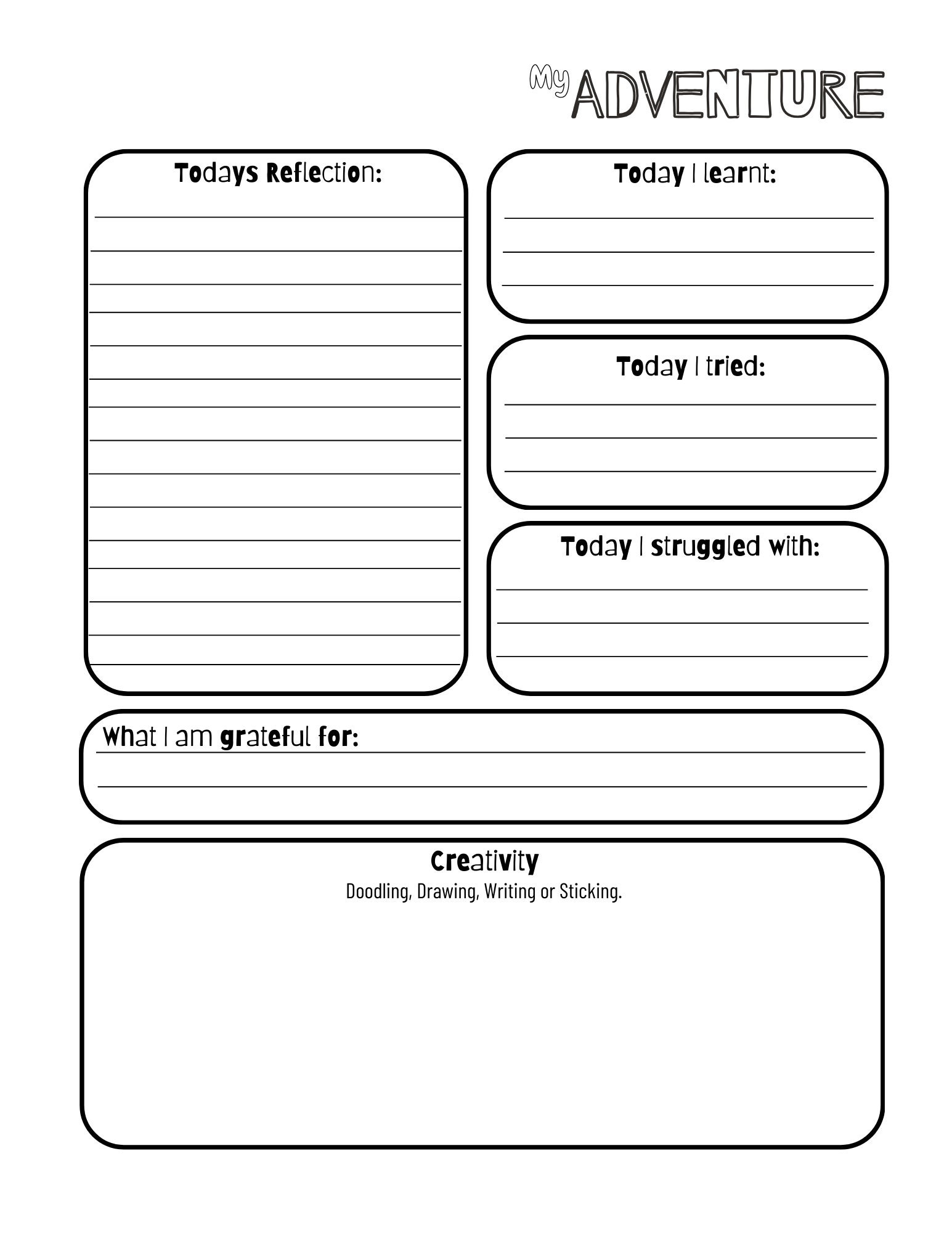 My Adventure Journal, Travel Journal for Kids, Adventure Journal for ...