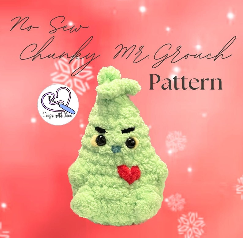 No Sew Chunky Mr. Grouch & Cindy Crochet Pattern Bundle - Etsy