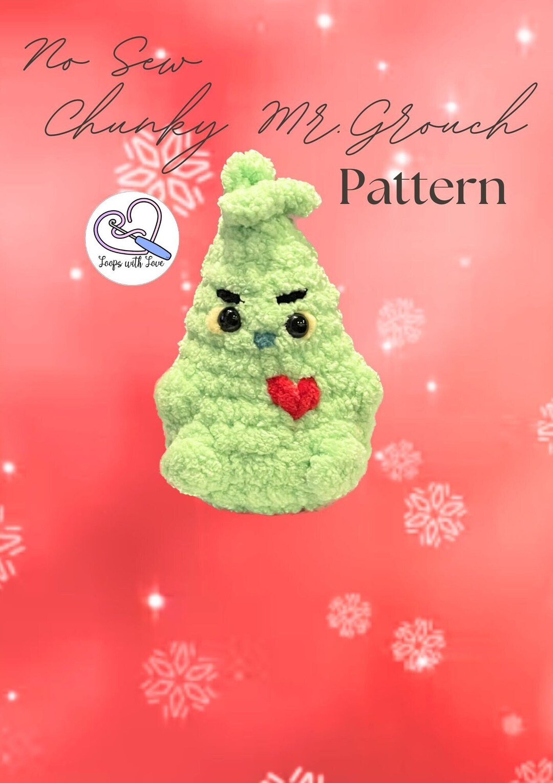 No Sew Chunky Mr. Grouch Crochet Pattern - Etsy